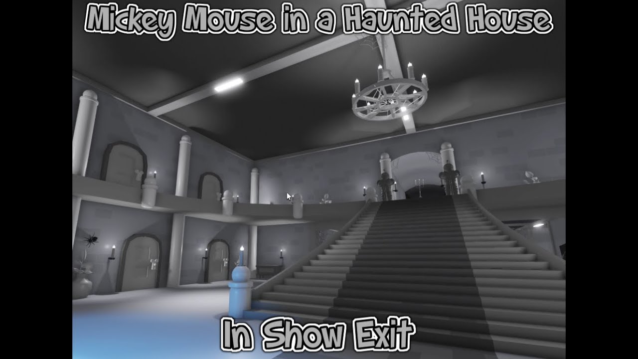Mickey Mouse in a Haunted House - In Show Exit - YouTube