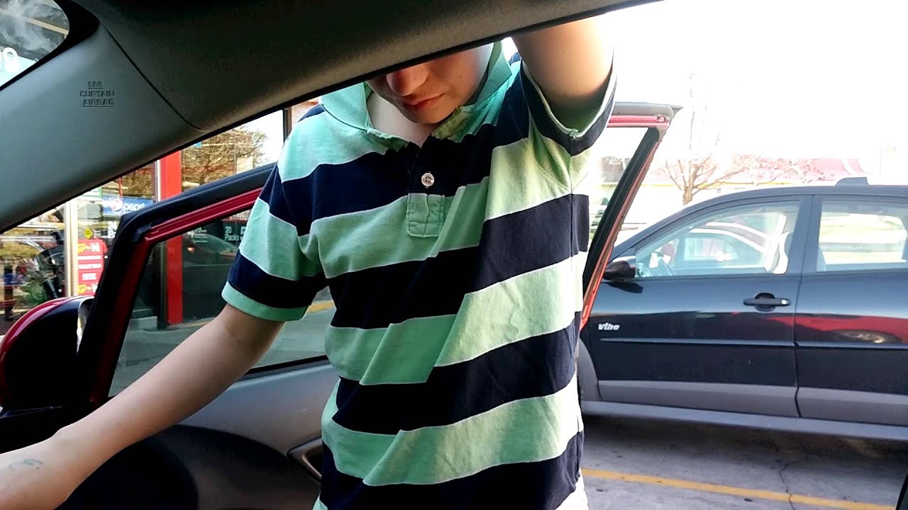 Kaden tries his hand at solo shopping! - YouTube