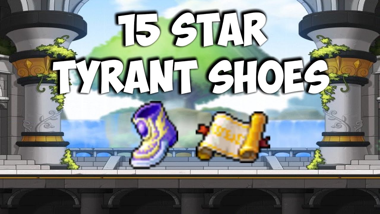 GMS [Bera] - Enhancing Tyrant Shoes to 15 Stars! - YouTube