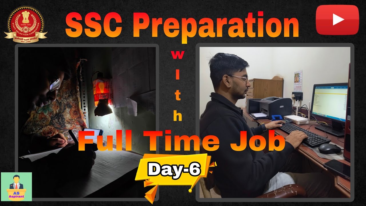 Day-6 // SSC Preparation With Full Time Job // #ssc #governmentjobs # ...