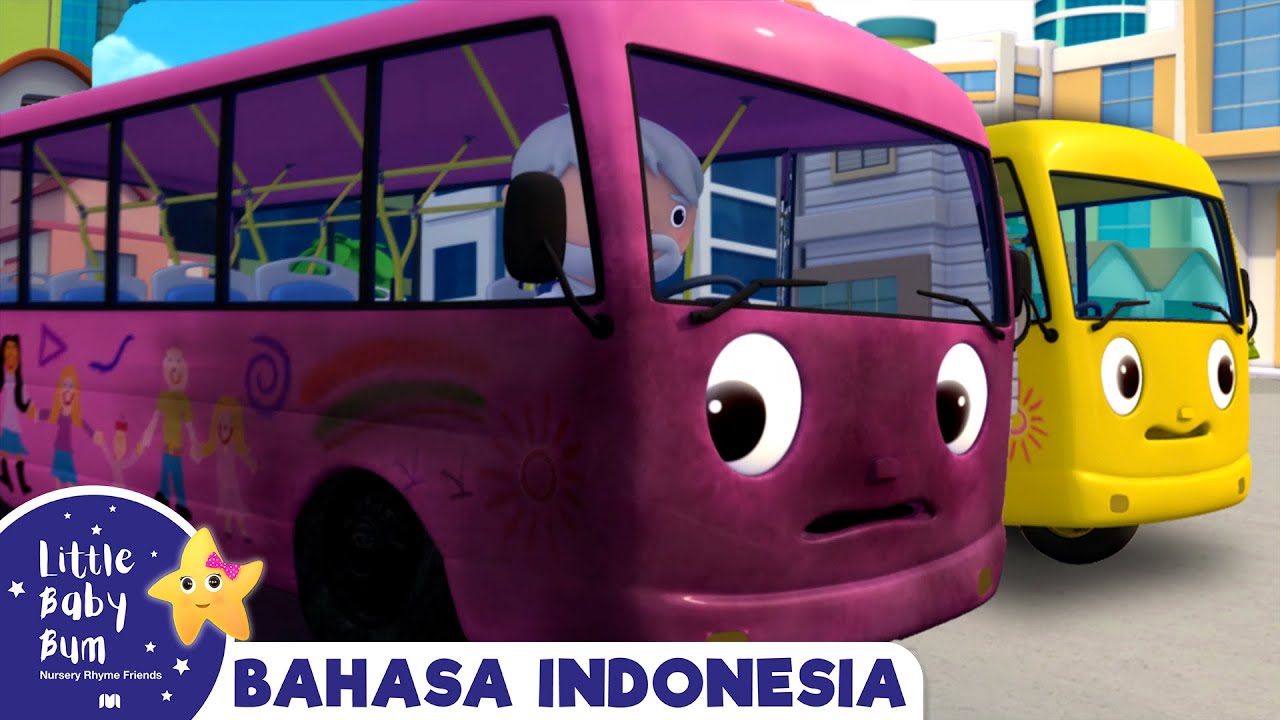 Roda-Roda Bus - Bus Berdebu・Lagu Anak-Anak・Mobil Kartun・Kids Cartoons ...