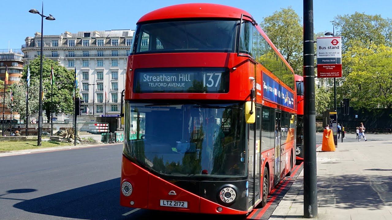 London Bus Route 137 - Marble Arch to Streatham Hill - Subtitles - YouTube