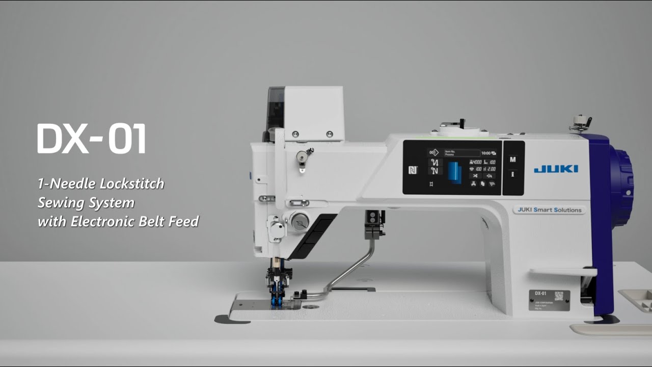 NEW! DX-01 The World's First! 1-Needle Lockstitch Sewing System with ...