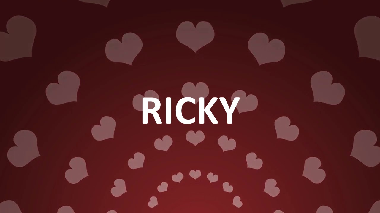HAPPY BIRTHDAY RICKY - YouTube