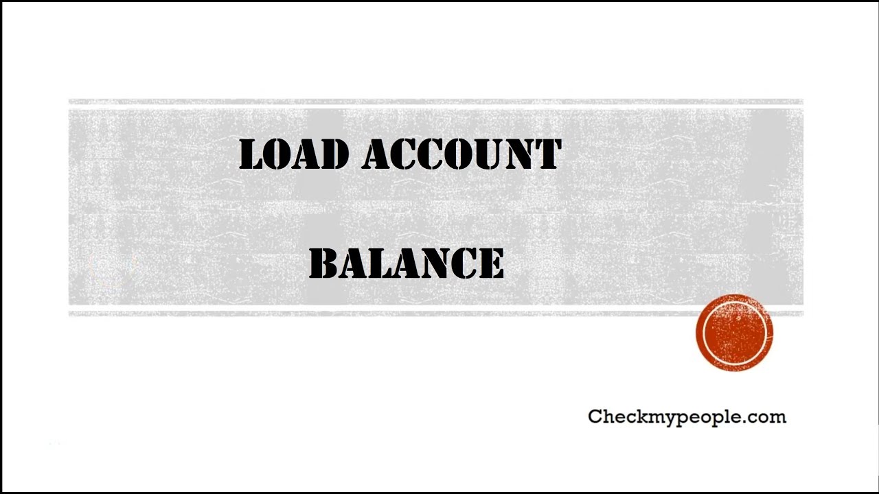 How to Load Your Account Balance - YouTube