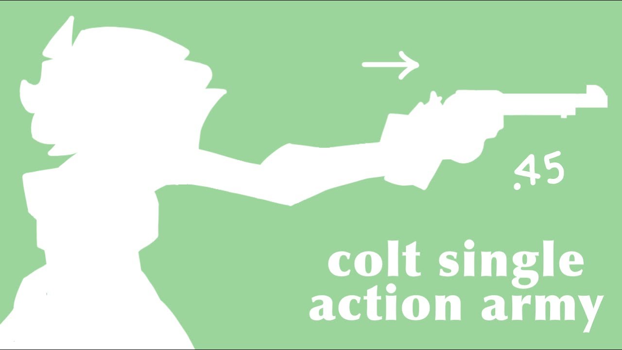 Colt single action Army (cloak revolver Tc2) - YouTube
