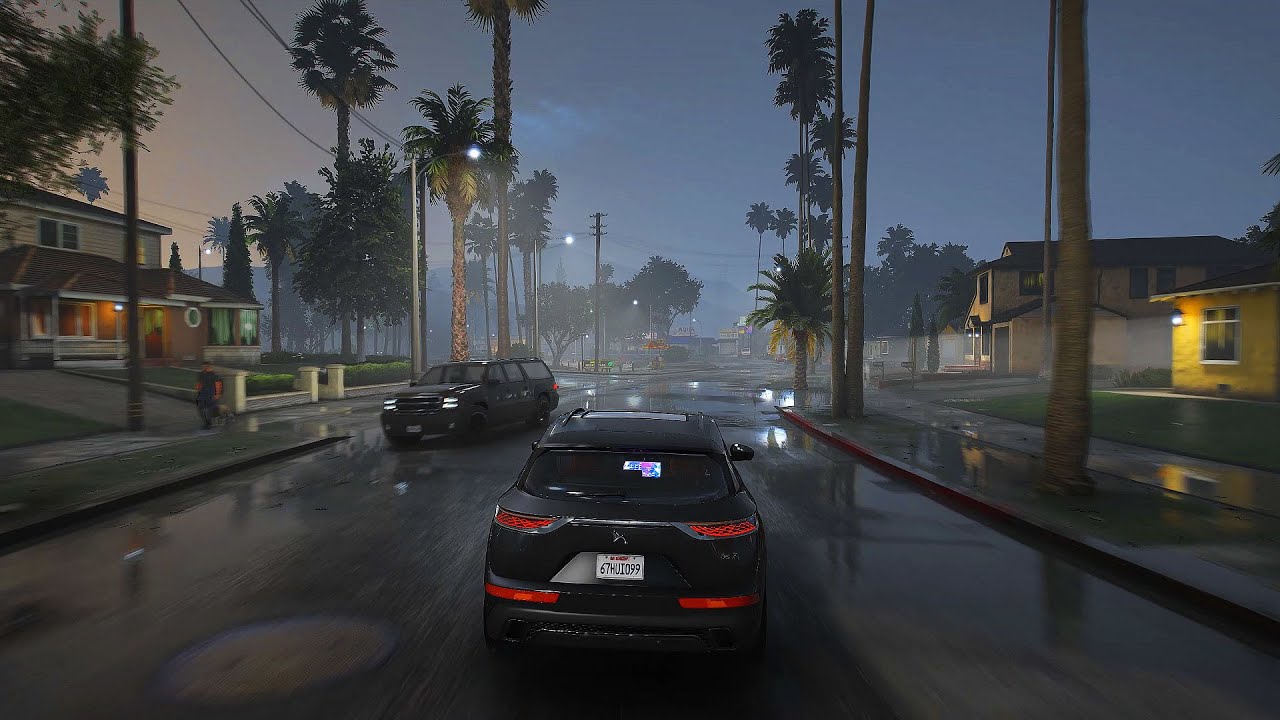 GTA 5 NaturalVision Evolved + QuantV With Mixed Out Vegetation Gameplay ...