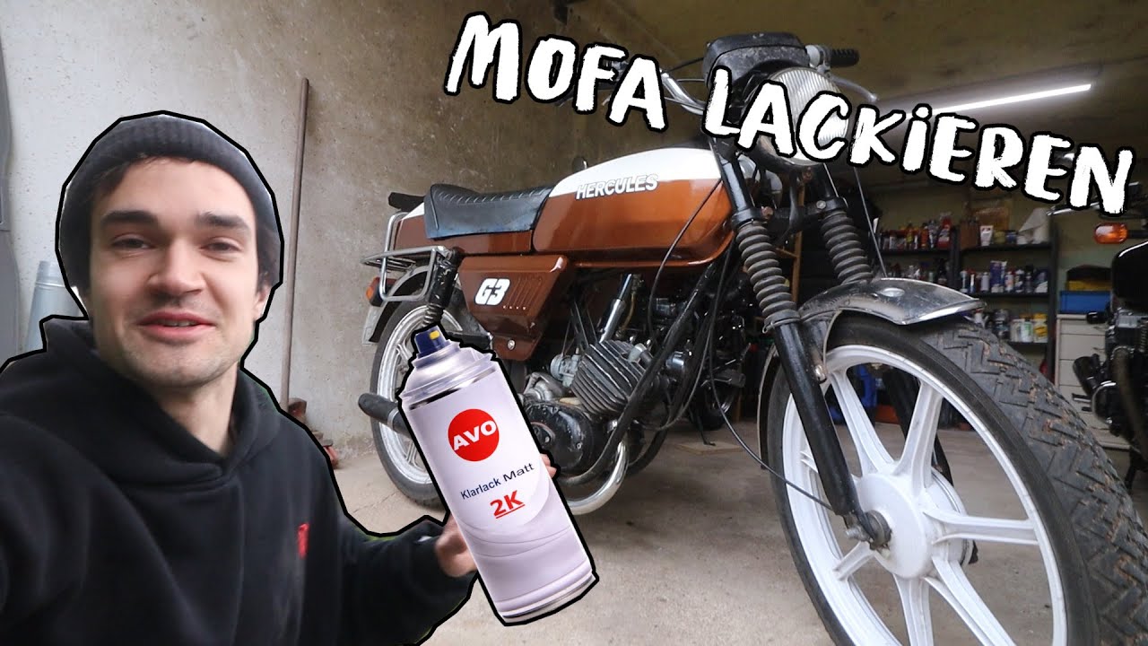 Oldtimer-Mofa lackieren | Hercules G3 | Mist-Mittwoch 16 - YouTube