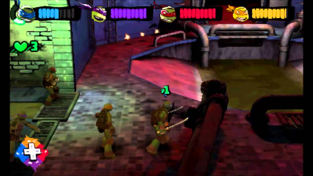 Teenage Mutant Ninja Turtles (3DS) - 100% Walkthrough - Level 2-1 ...