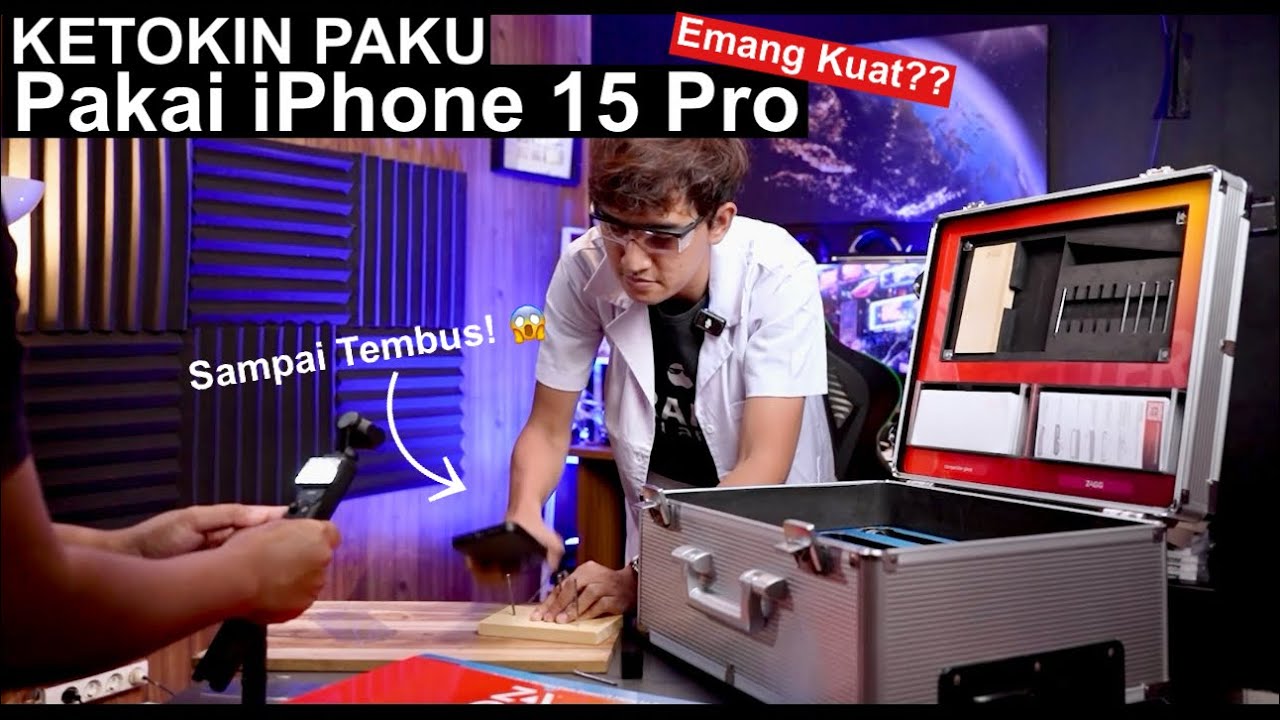 HANCURIN iPhone 15 Pro Max Buat Ketok Paku!! ZAGG Graphene Phone Cases ...