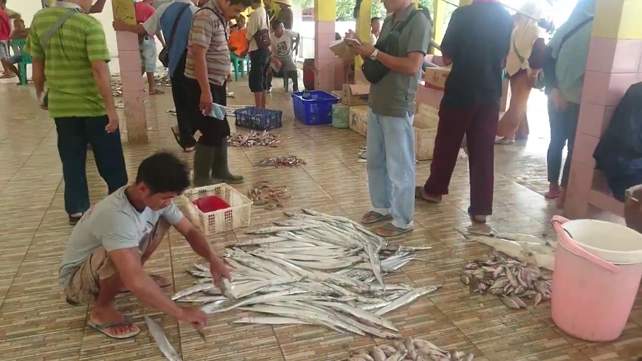suasana tempat pelelangan ikan di pantai menganti kebumen | TPI ...