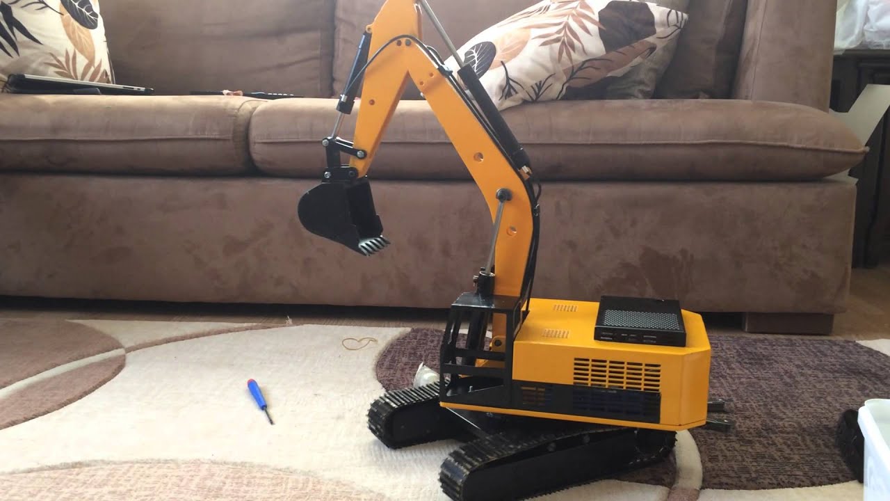 Rc Hydraulic CAT 320 Excavator - YouTube