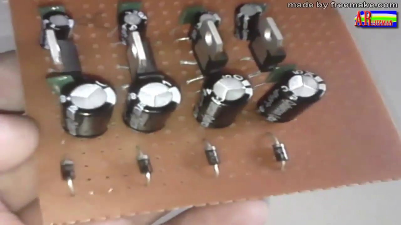 How to make power supply for robot arm 5 servo motor - YouTube