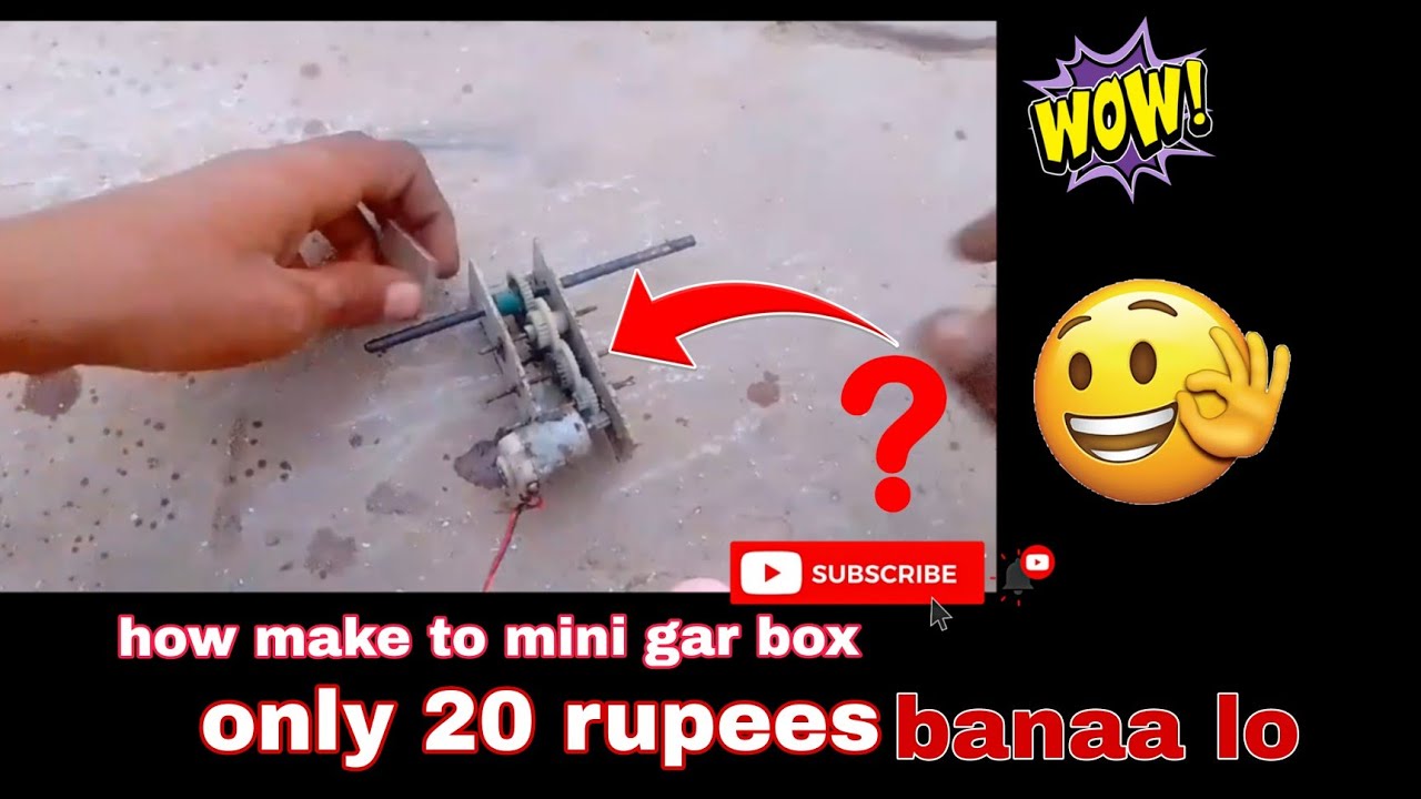power full gar box (how make to mini gar box) #trendingshorts # ...