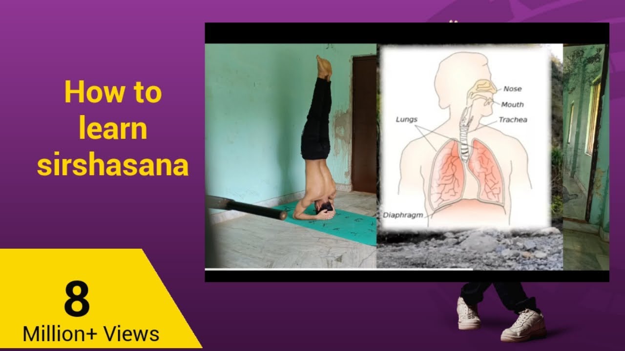 How to learn sirshasana exercises easily.by doing some efforts. - YouTube