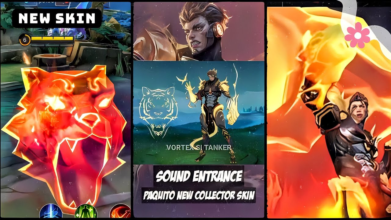 Paquito Collector Skin | Blazing Tiger Spotlight | Mobile Legends Bang ...
