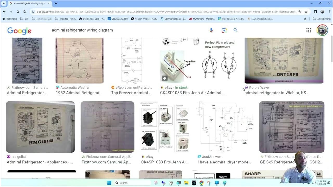 Refrigerator diagrams Part 1 - YouTube