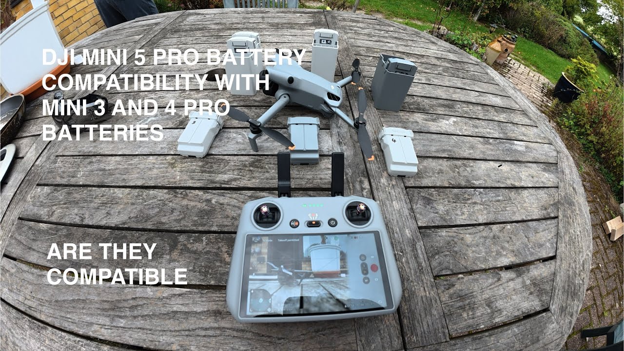 DJI Mini 5 Pro Battery Compatibility with Mini 4 and 3 Batteries ...