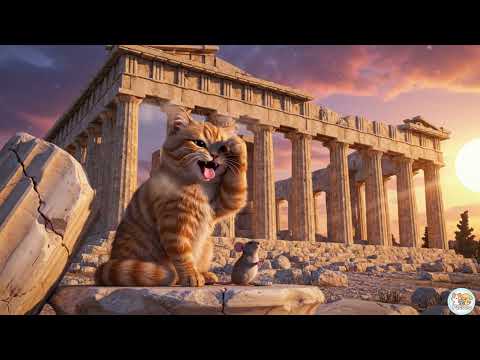Cat Parkour in Greece?! 🇬🇷 Meeting Goddess Athena ✨ | Pacoco World Tour Ep.2 #Pacoco #CatParkour