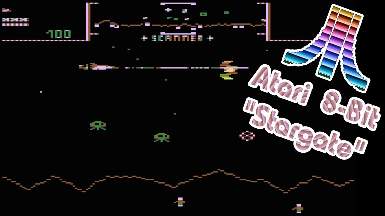 Atari 8-Bit Game Play, Stargate (Prototype) - YouTube