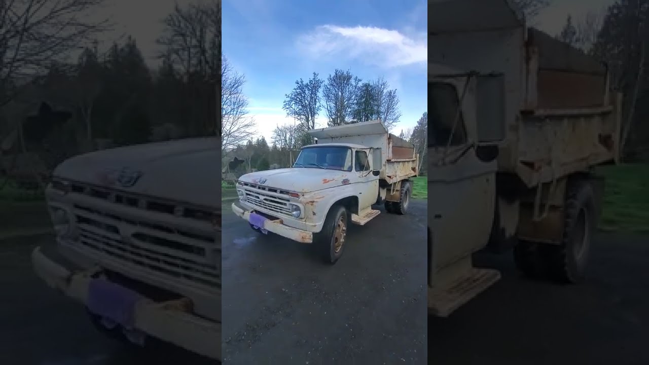 Bought a 1966 Ford F600 dump truck - YouTube