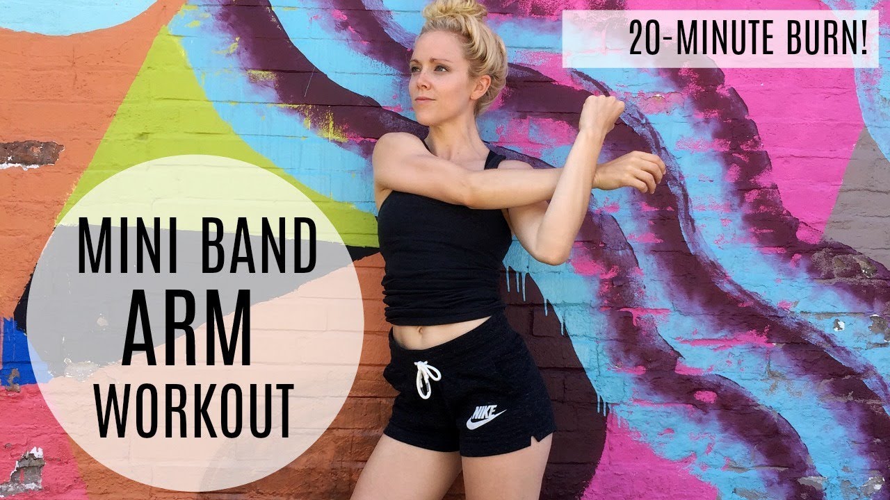 20-Minute Mini Band Arm Workout | MFit - YouTube