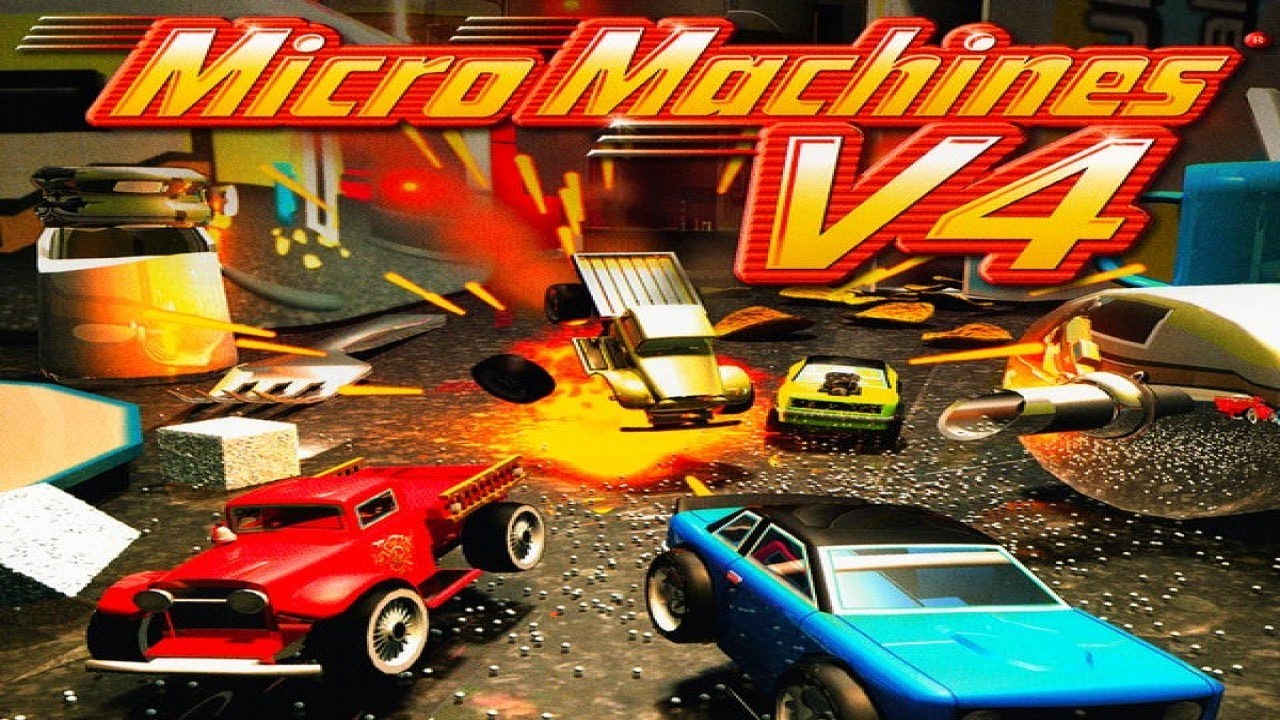 Micro Machines V4: Garage Games - YouTube