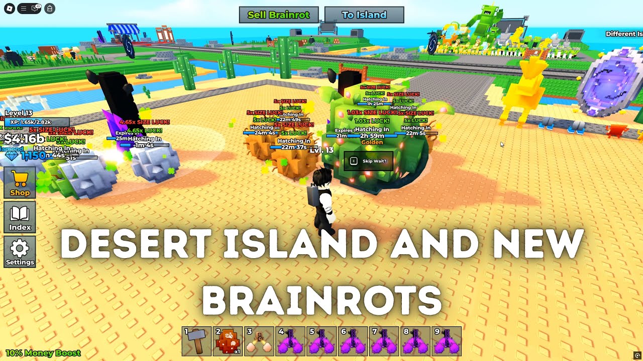 Roblox - My Singing Brainrot New Update: Desert Island and New ...