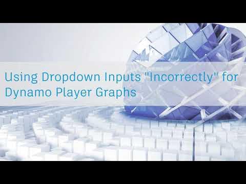 Using Dropdown Inputs "Incorrectly" for Dynamo Player Graphs - YouTube