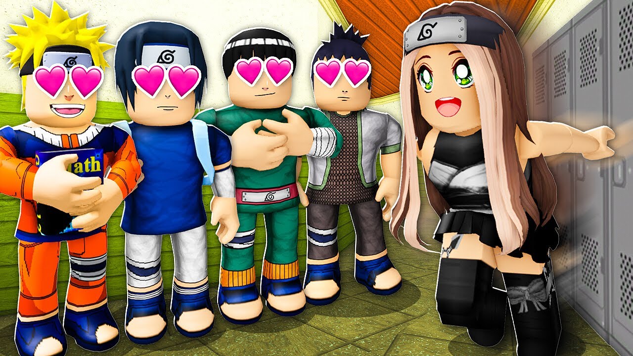 ONLY Girl At NARUTO School In Roblox! - YouTube