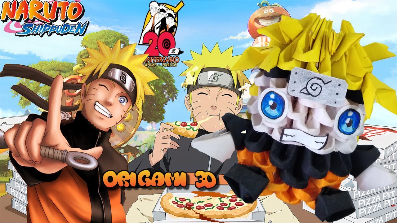 Naruto 20th Anniversary (Shippuden) de Origami 3d es el tutorial ...