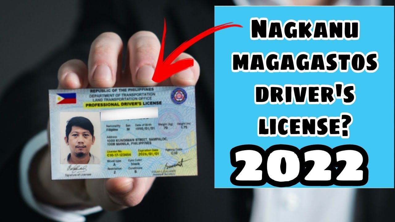 Magkanu magagastos sa pagkuha ng DRIVER'S LICENSE 2022 - YouTube
