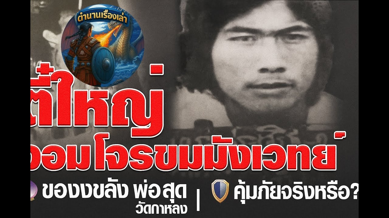 🔮 ตี๋ใหญ่ จอมโจรขมังเวทย์ | ⚡ ของขลัง พ่อสุด วัดกาหลง | 🛡️ คุ้มภัยจริง ...