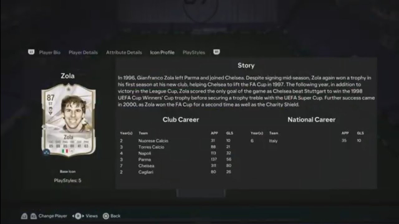 zola base icon FC 24(The finesse is something else) - YouTube