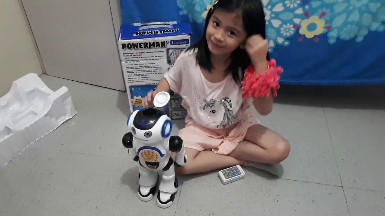 Ate Sam Vlog 006 Unboxing Powerman Robot - YouTube