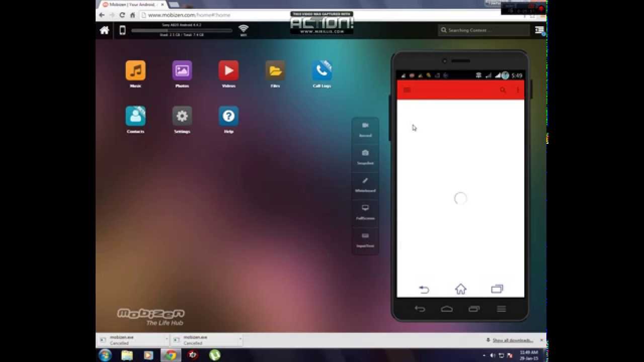 how to display android screen on desktop - YouTube