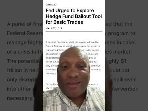 Hedge funds want $2T in our tax money to bail them out after stealing ...