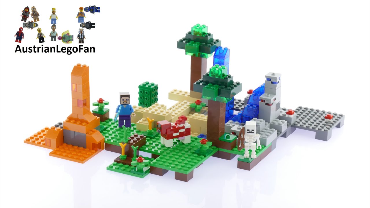 Lego Minecraft 21116 Crafting Box Build 3of8 - Lego Speed Build Review ...