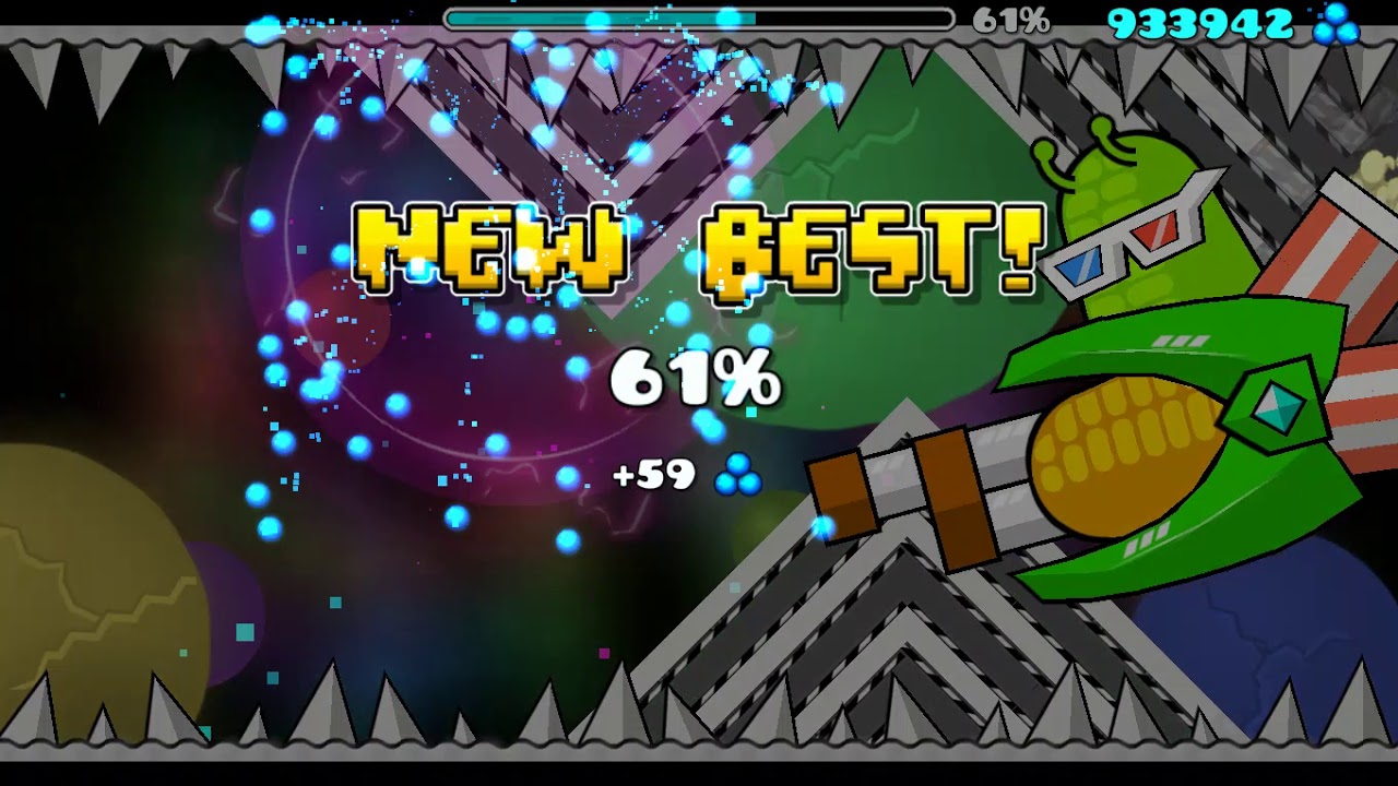 Pop Corn 100% Geometry Dash - YouTube