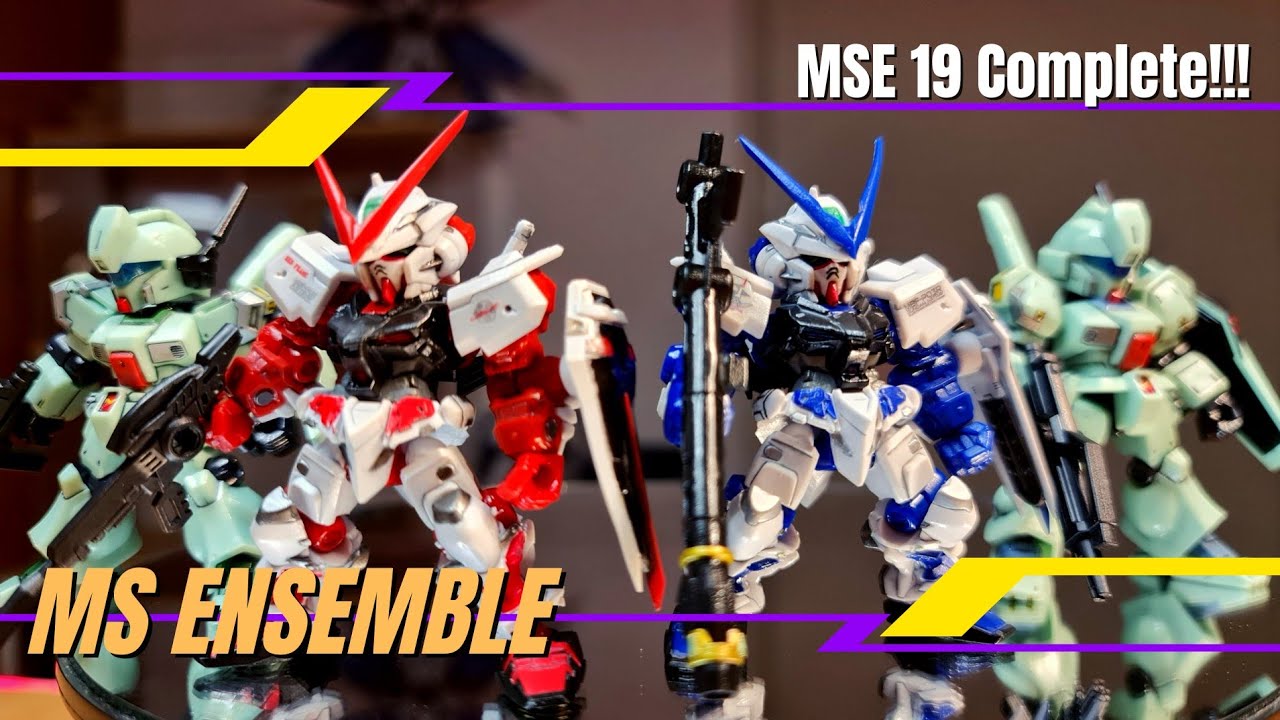 MS Ensemble Part 19- Complete!!! Gundam Astray Red Frame, Blue Frame ...