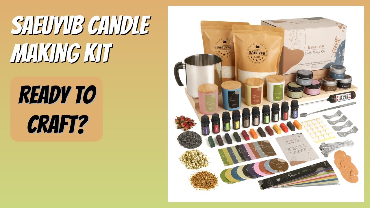 REVIEW (2026): SAEUYVB Candle Making Kit. Features - YouTube