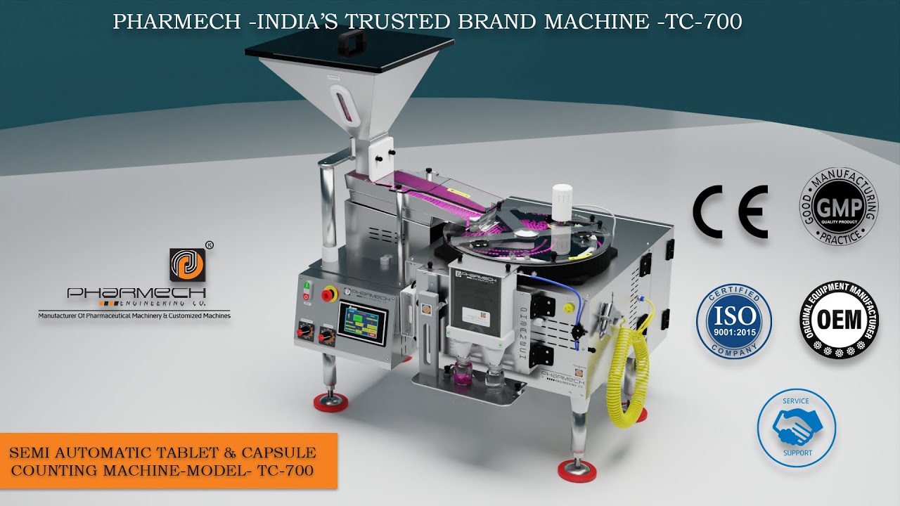 Semi Automatic Tablet & Capsule Counting Machine | Tablet Counter ...
