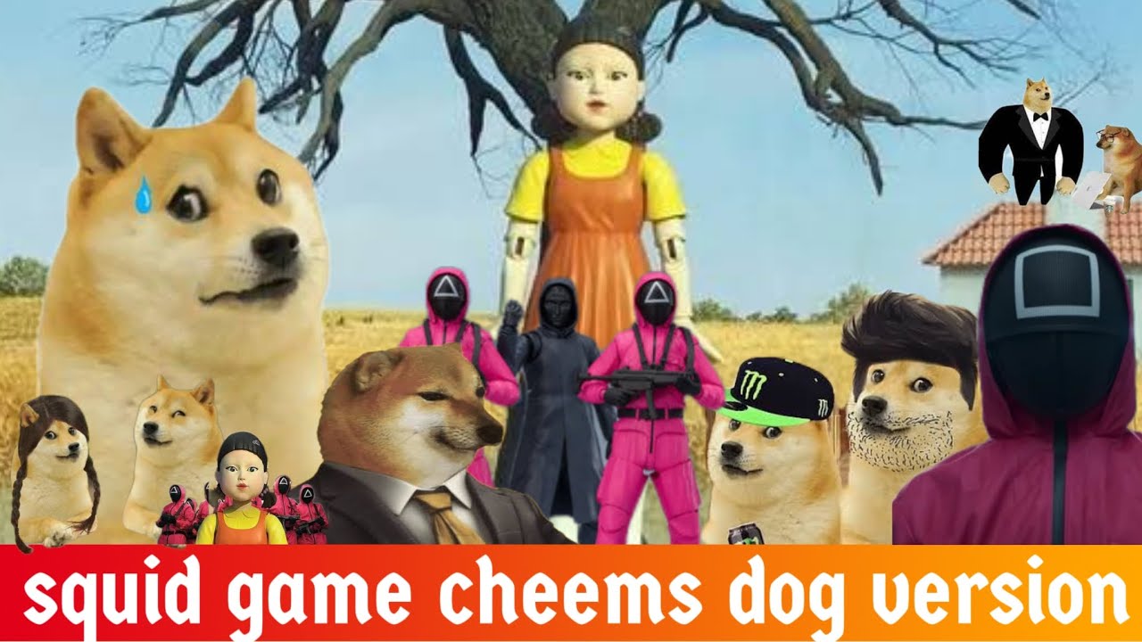 Squid game cheems dog version..... 💢🔥😂💯 Gi hun cheems .....💯 ️🩶 - YouTube