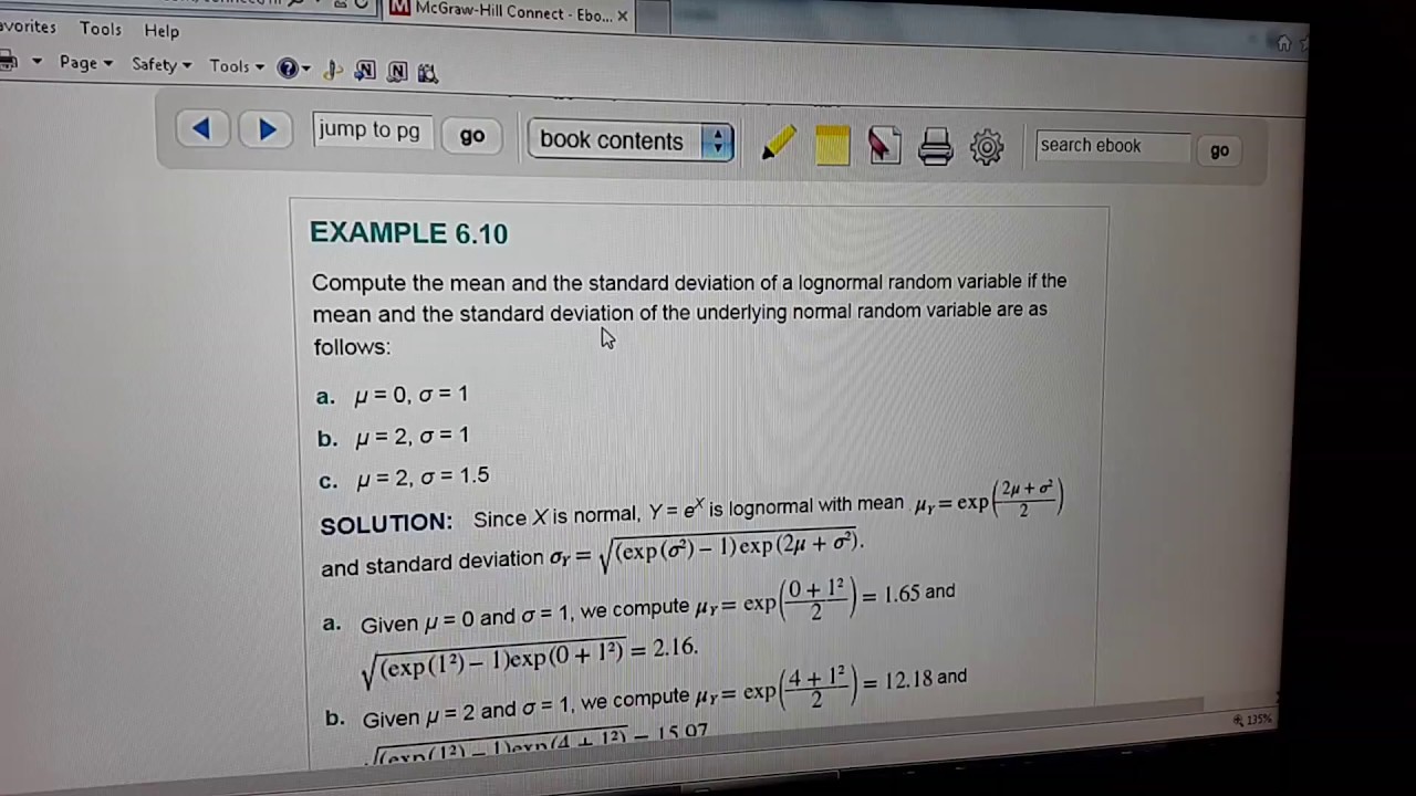 How to Calculate Log Mean and Standard Deviation - YouTube