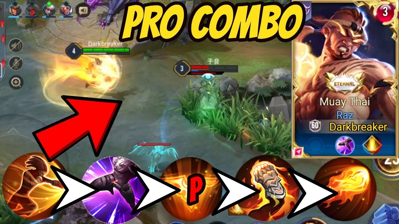 RAZ PRO COMBO - BEST COMBOS FOR RAZ | AoV | 傳說對決 | RoV | Liên Quân ...