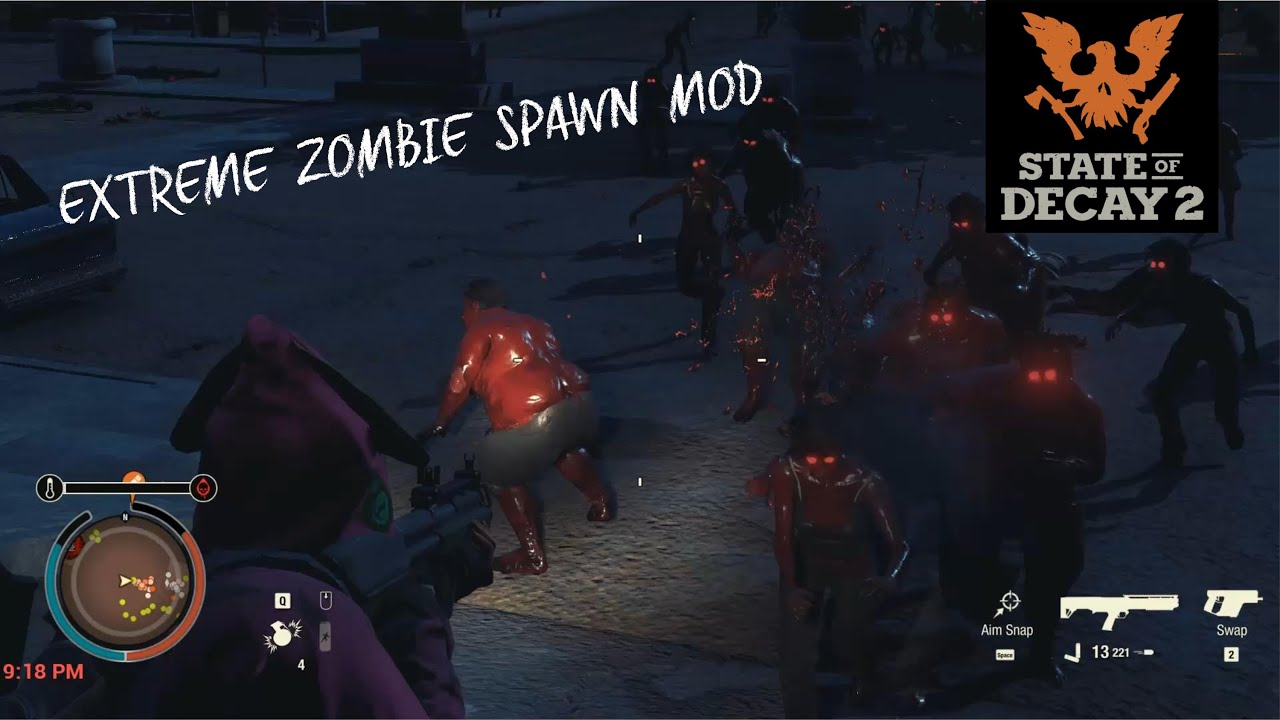 Extreme Zombie spawn mod | state of decay 2 - YouTube