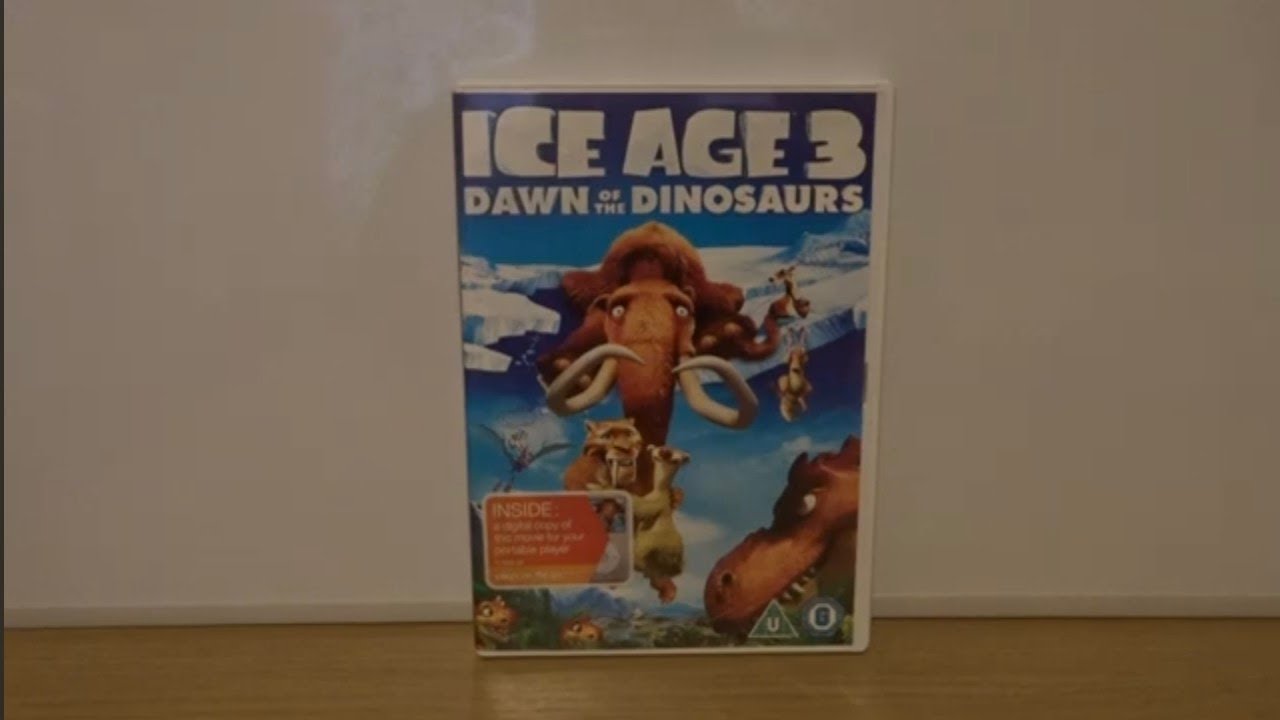 Ice Age 3 Dawn Of The Dinosaurs (UK) DVD Unboxing - YouTube