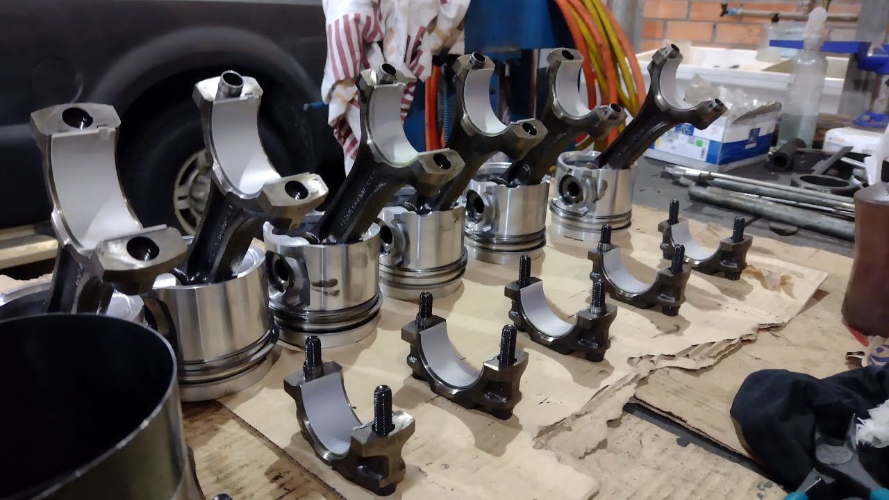 Montagem motor Mwm Sprint 6 cilindros - YouTube