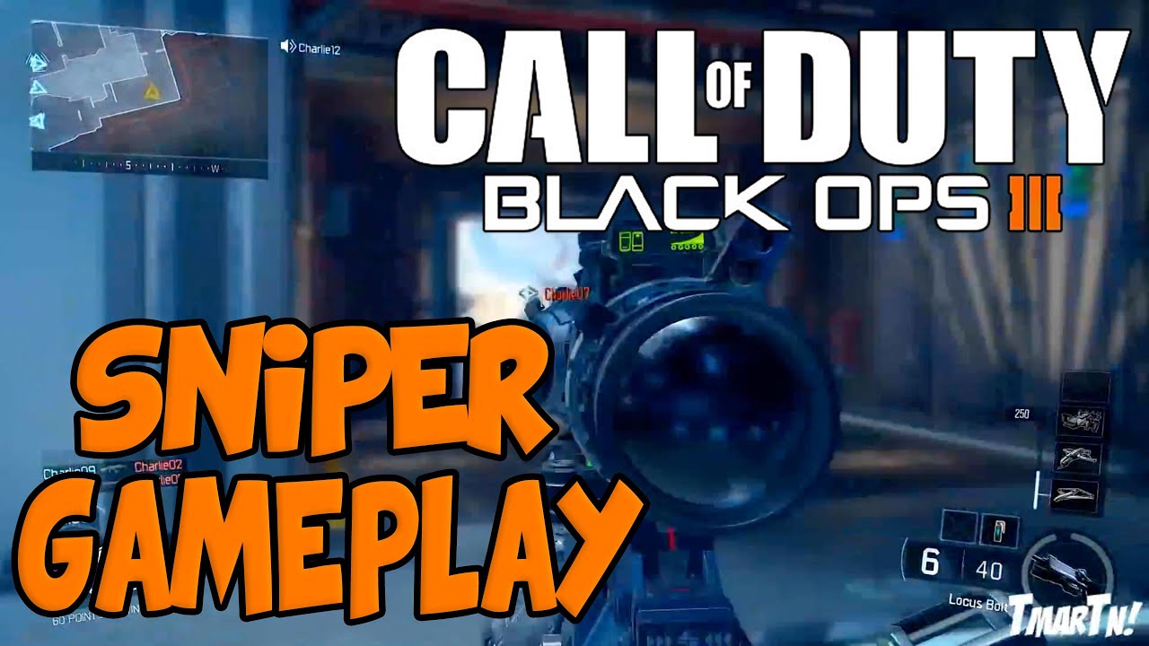 COD Black Ops 3 - NEW Multiplayer Locus Bolt Action Sniper GAMEPLAY ...