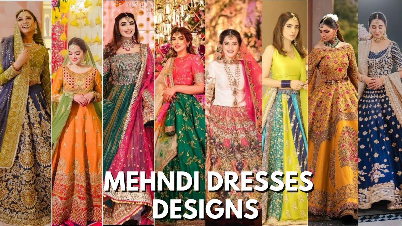 Mehndi dresses design | mehndi dress ideas for girls | bridal wears ...